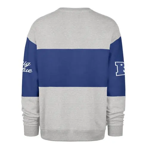 '47 Heather Gray New York Giants Blockfield Maximalist Sweatshirt