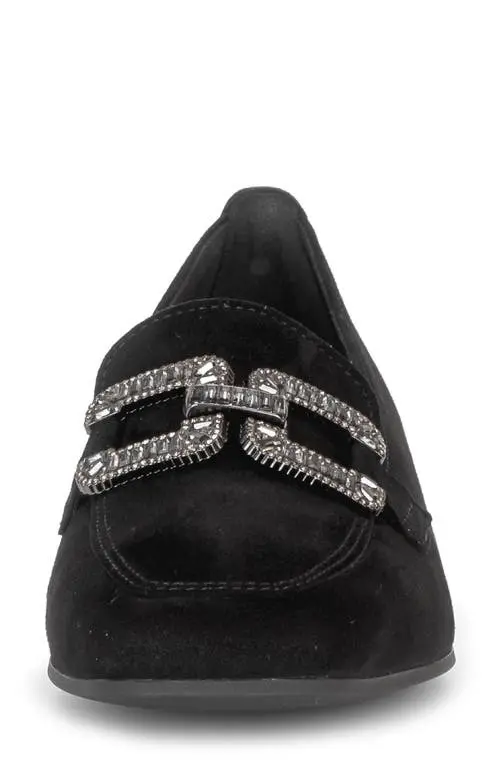 Gabor Piper Leather Loafer - Black