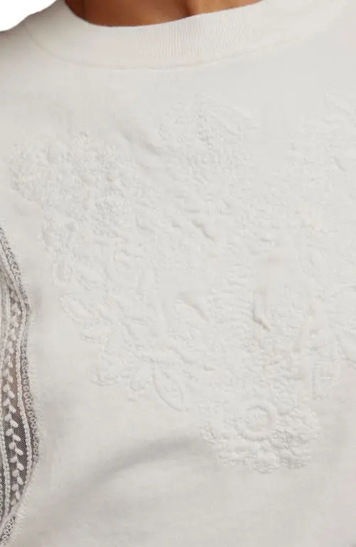 Free People Love Lace Sweatshirt
