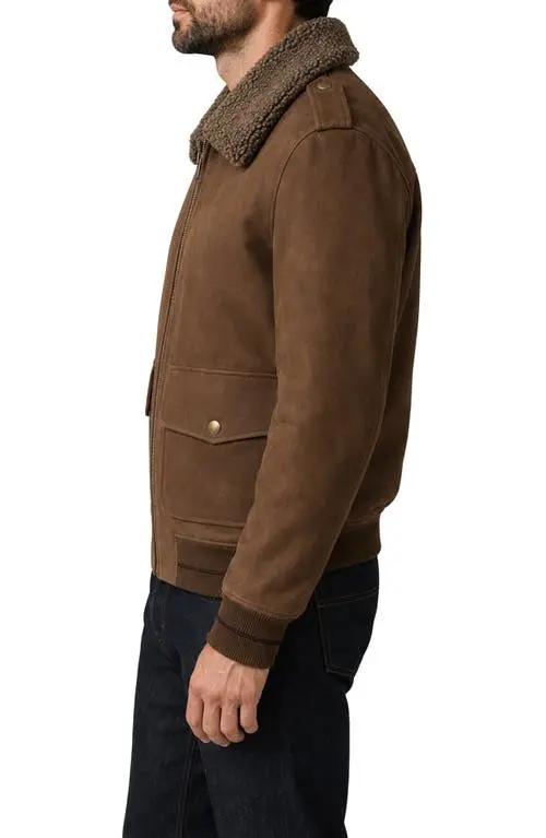 THE FRYE COMPANY Flight Style Leather Jacket
