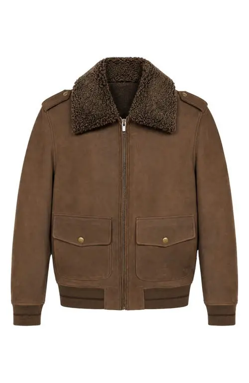 THE FRYE COMPANY Flight Style Leather Jacket