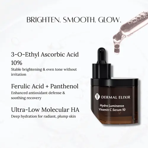DERMAL ELIXIR Hydra Lumince Vitamin C Serum 10 With Ferulic