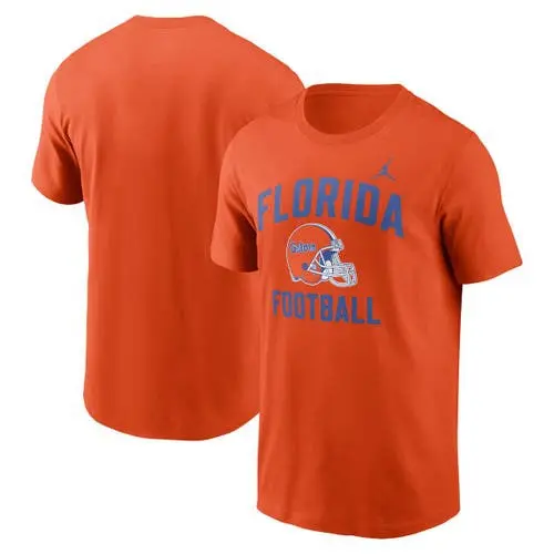 JORDAN BRAND Florida Gators Campus Football Helmet T-shirt - Orange