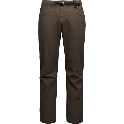 BLACK DIAMOND Ethos Pants Organic Cotton Stretch With Belted Waist - Basalt