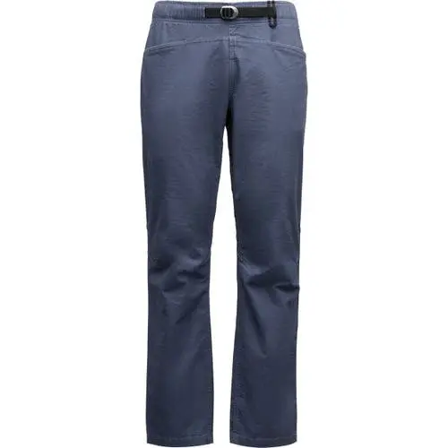 BLACK DIAMOND Ethos Pants Organic Cotton Stretch With Belted Waist - Charcoal