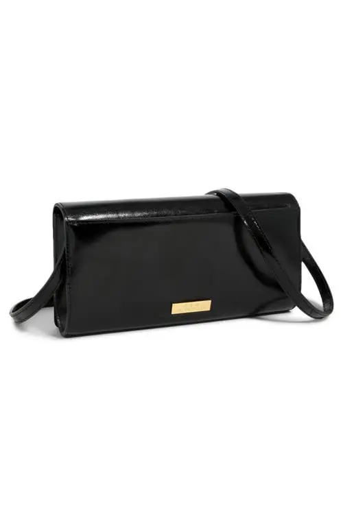 Alexis Bittar Serpent Side Handle Leather Clutch