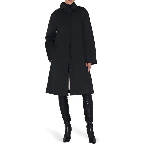 Soia & Kyo Ulla Car Coat - Black
