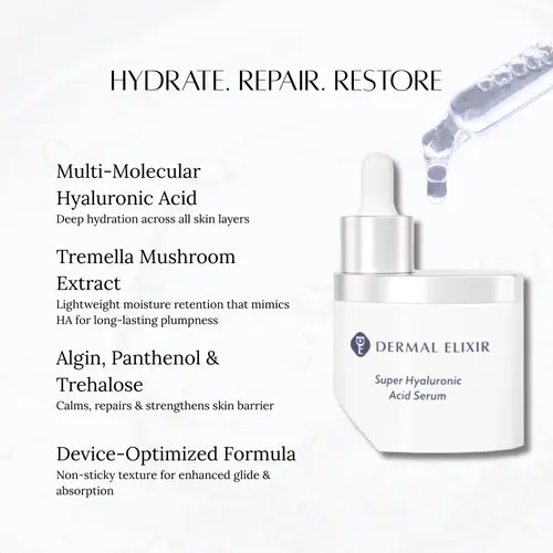 DERMAL ELIXIR Super Hyaluronic Acid Serum