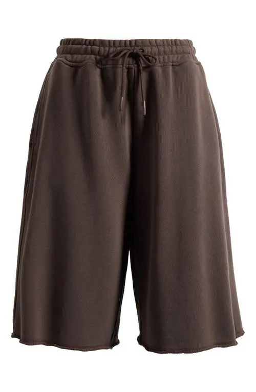 On Club Collective Raw Hem Cott Drawstring Shorts