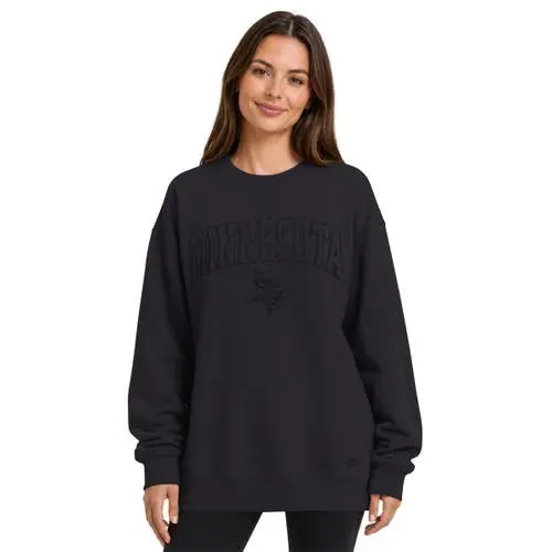 STARTER Minnesota Vikings Athleisure Oversized Fleece Sweatshirt