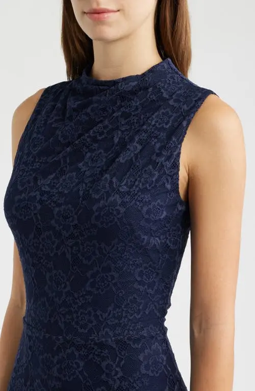 Black Halo Corrine Lace Wide Leg Jumpsuit