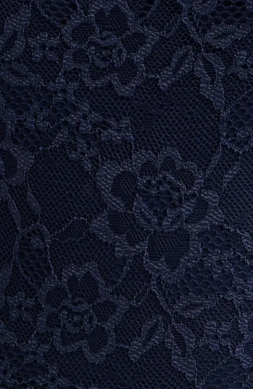 Black Halo Corrine Lace Wide Leg Jumpsuit