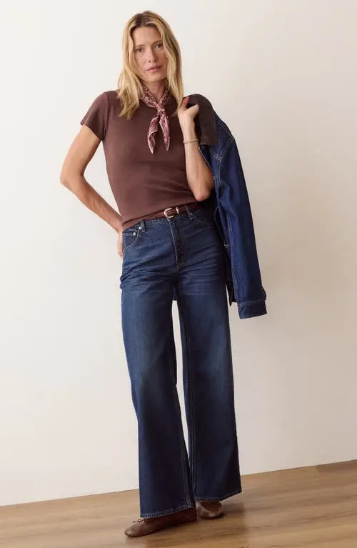 Marine Layer Lexi Rib Crewneck T-shirt