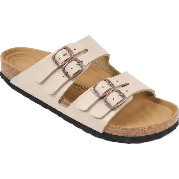 AEROTHOTIC Willow Slide Sandal - Cream