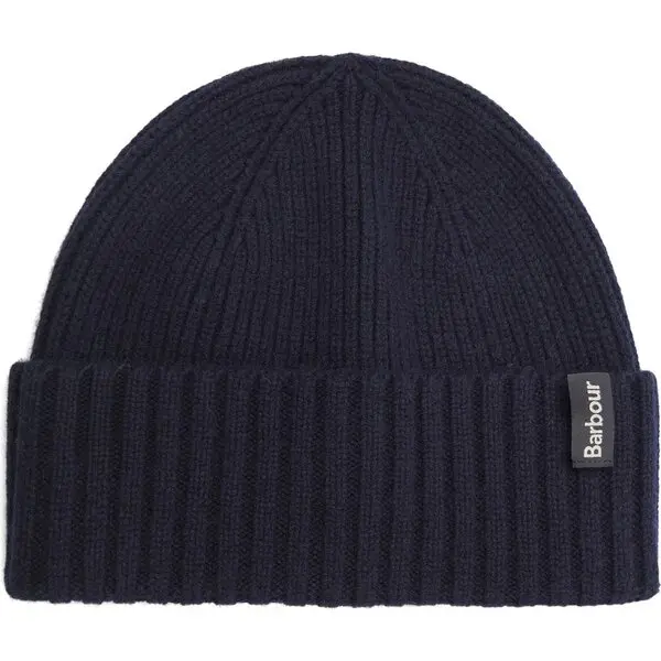 Barbour Danforth Wool & Cashmere Beanie - Navy