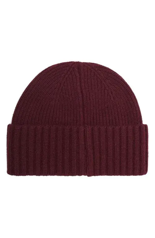 Barbour Danforth Wool & Cashmere Beanie - Wine