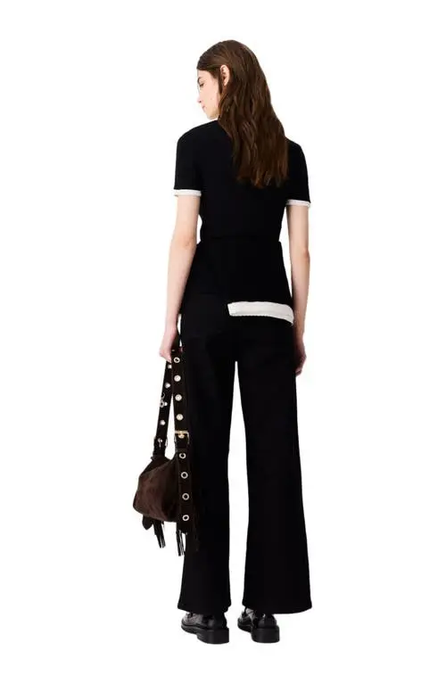 Maje Short-sleeved Polo Shirt