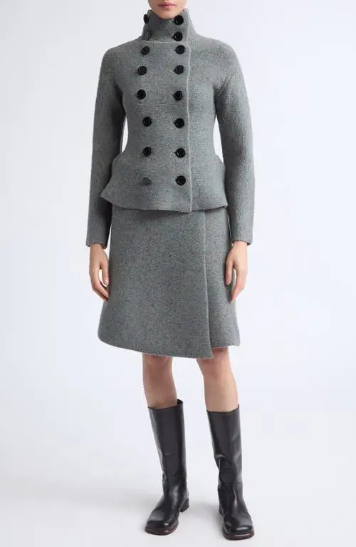 Proenza Schouler Capucine Wool Donegal Sweater Jacket