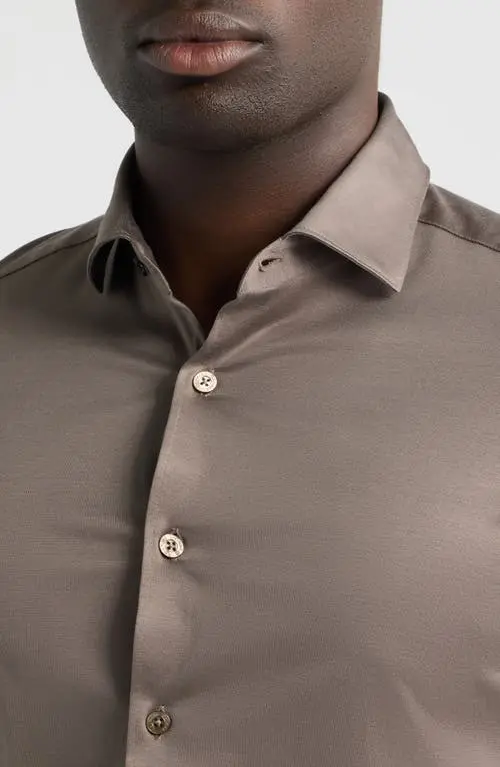 Canali Regular Fit Cotton Jersey Shirt