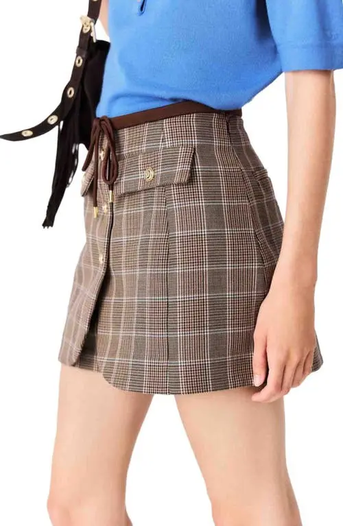 Maje Layered-effect Suit Shorts