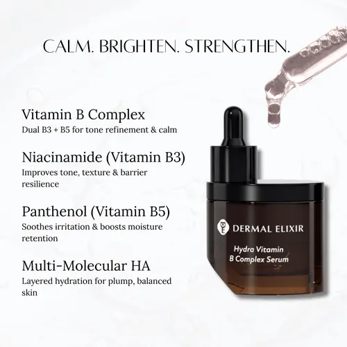 DERMAL ELIXIR Hydra Vitamin B Complex Serum