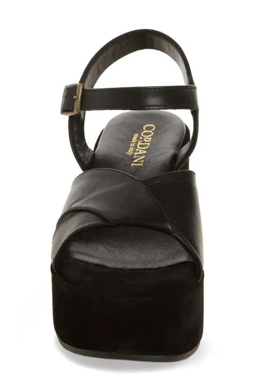 Cordani Jinny Platform Sandal - Black Combo