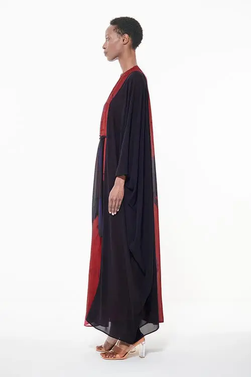 LEEM Belted Printed Kaftan