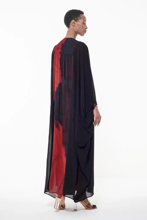 LEEM Belted Printed Kaftan