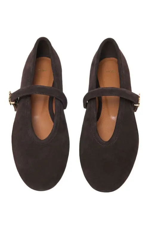 Maje Suede Ballet Flats