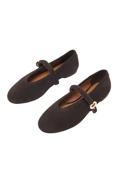 Maje Suede Ballet Flats