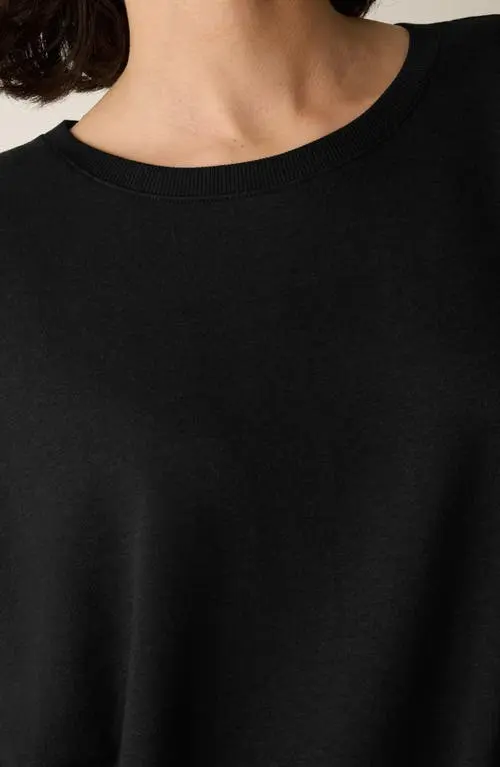 Eileen Fisher Crewneck Sweatshirt - Black