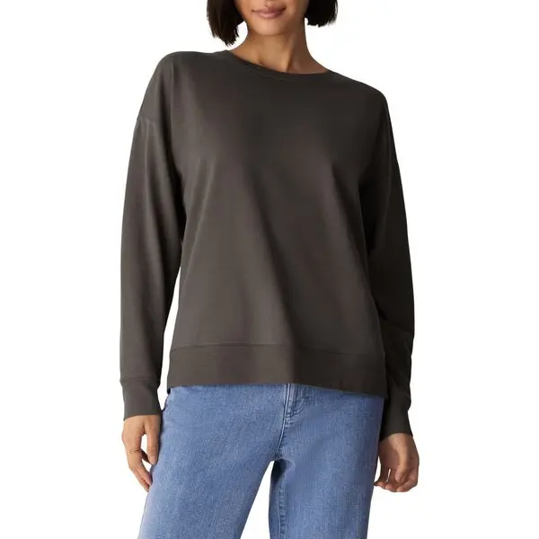 Eileen Fisher Crewneck Sweatshirt - Cobblestone