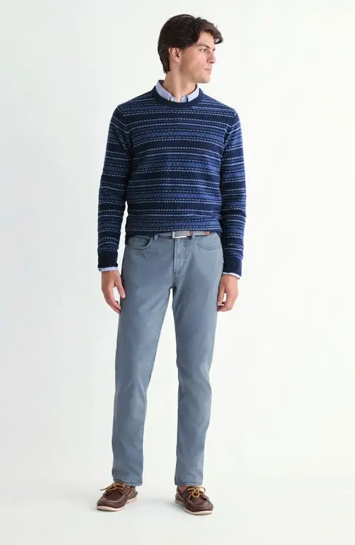Vineyard Vines Sateen Stretch Five-pocket Pants - Blue Heron