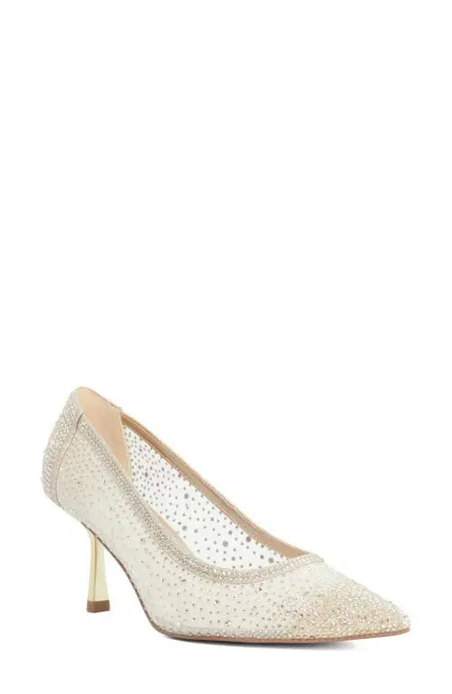 Dune London Brivelle Pointed Toe Pump - Gold