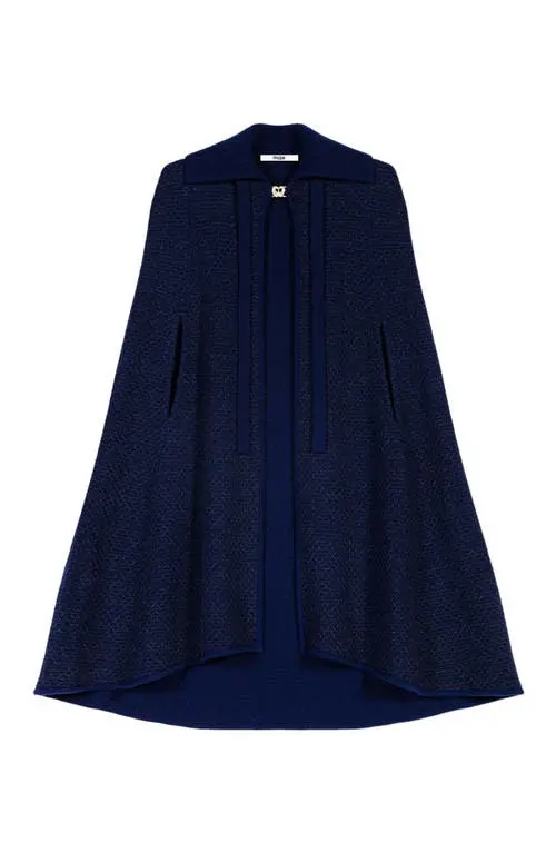 Maje Longline Cape Cardigan