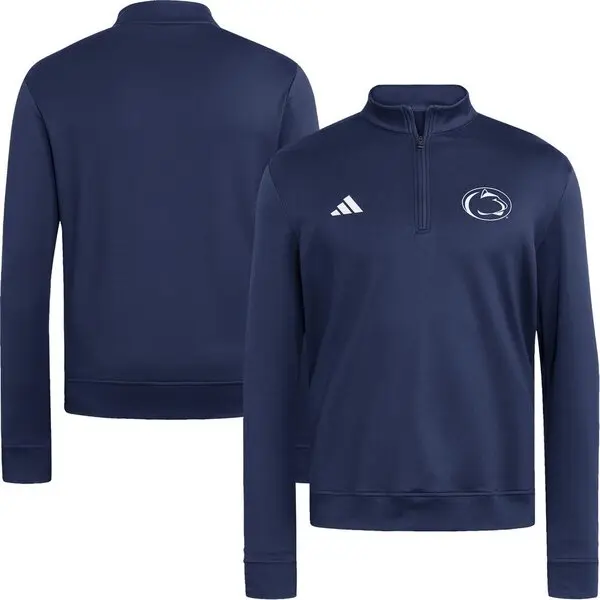 Adidas Penn State Nittany Lions Ultimate365 Cozy Quarter-zip Pullover - Navy