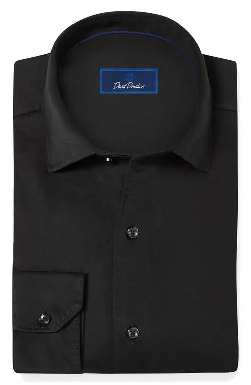 David Donahue Pima Cotton Button Up Shirt
