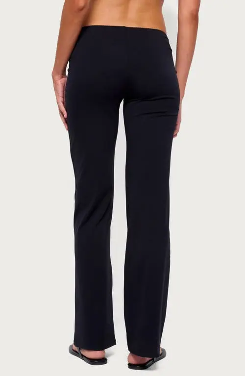 EDIKTED Anika Scooped Straight Leg Pants