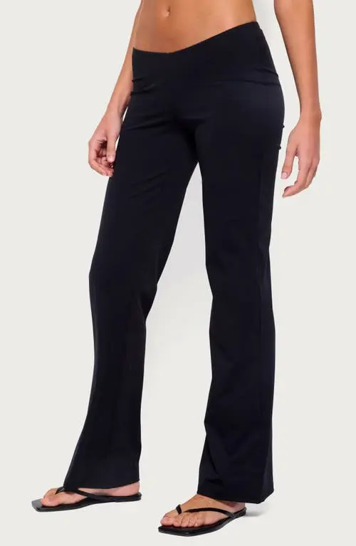 EDIKTED Anika Scooped Straight Leg Pants