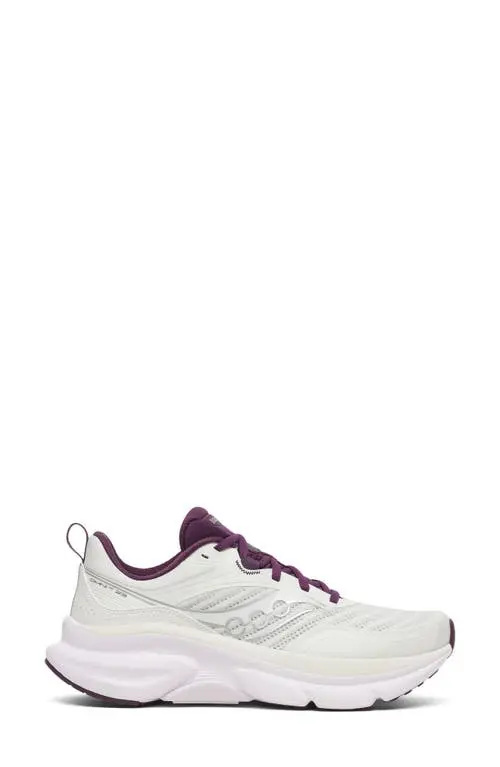 Saucony Omni St 23 Running Shoe - Ivory/eggplant
