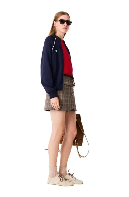 Maje Zipped Cardigan