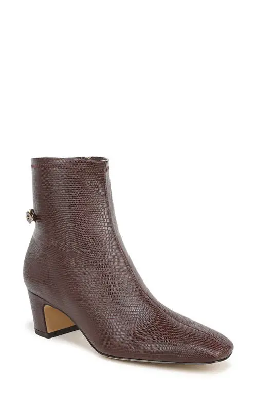 Franco Sarto Flxstina Faux Leather Bootie - Red