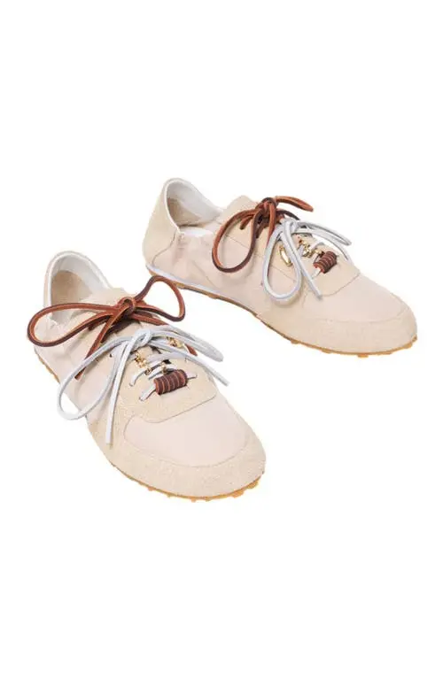 Maje Multi-lace Nylon Trainers