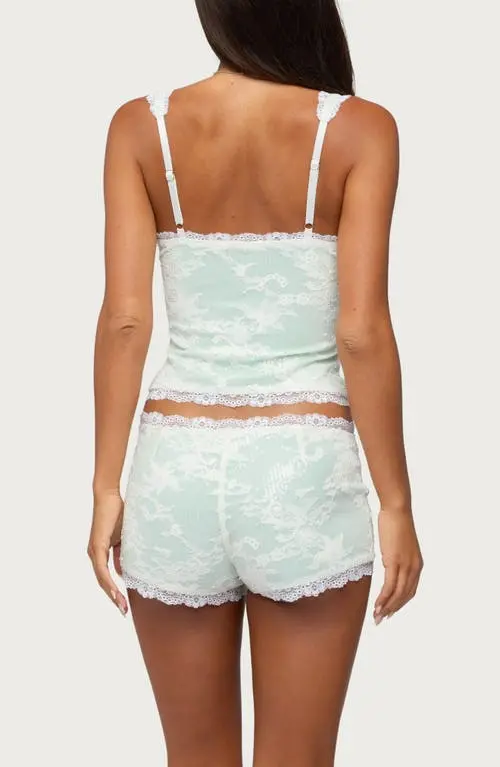 EDIKTED Amanu Sequin Lace Tank