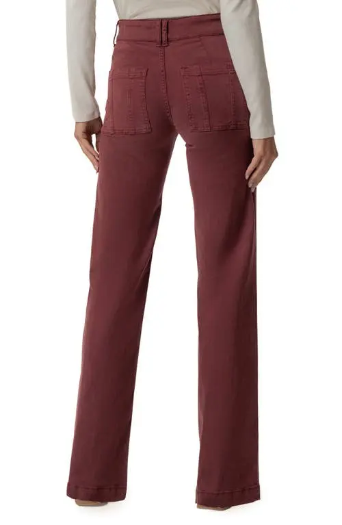 Kut From The Kloth Jodi High Waist Straight Leg Jeans - Claret