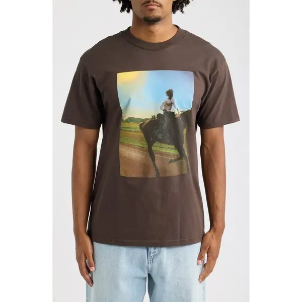 Obey Trail Ride Cotton Graphic T-shirt