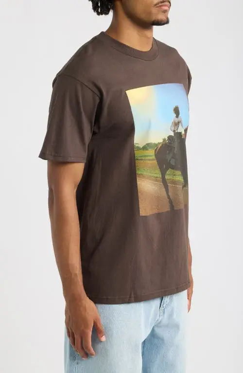Obey Trail Ride Cotton Graphic T-shirt