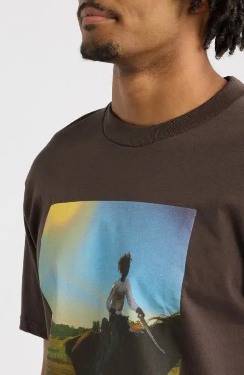 Obey Trail Ride Cotton Graphic T-shirt