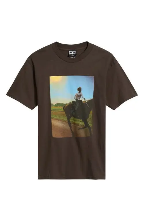 Obey Trail Ride Cotton Graphic T-shirt