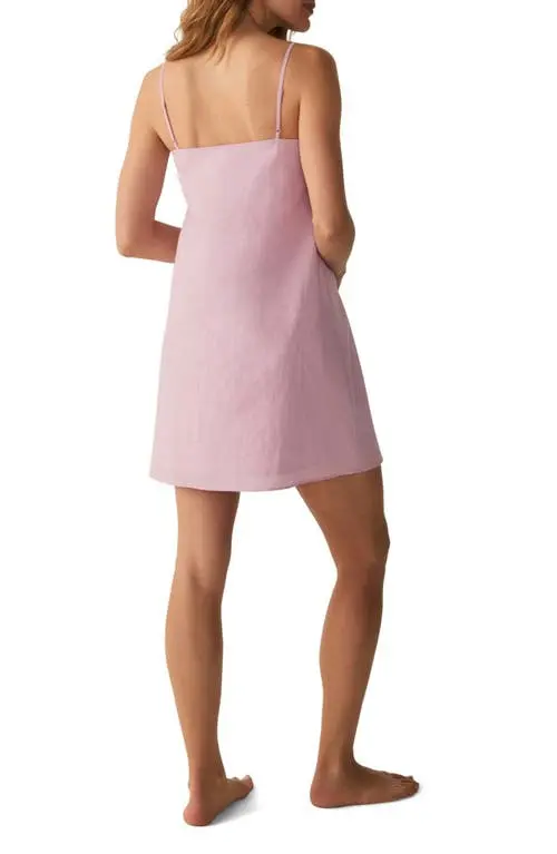 PETITE PLUME Fleur Cotton Voile Slip Nightgown